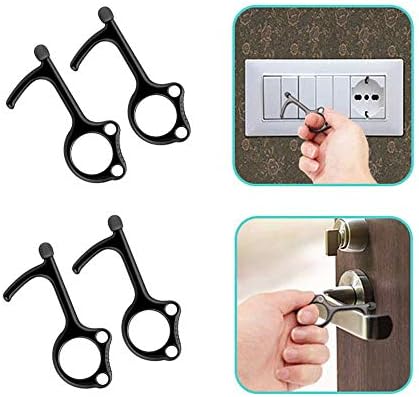 No Touch Door Opener Tool Handheld EDC Keychain Tool Support Touch ...