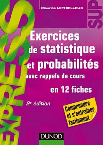 Amazon.com: Exercices de statistique et probabilités - 2e éd. - Avec ...