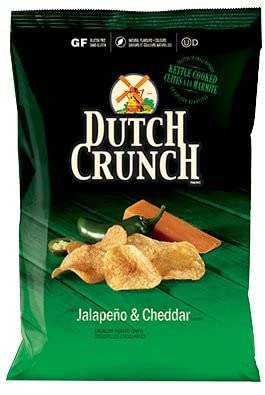 Amazon.com: Old Dutch Crunch Jalapeno & Cheddar Kettle Cooked Chips ...