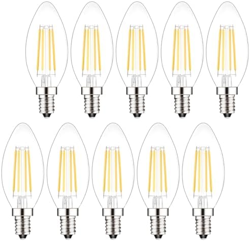 SES E14 LED Light Bulbs,Candle Shape,Clean,Small Edison Screw,40W ...