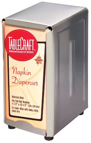 Amazon.com: Tablecraft S/S Napkin Dispenser : Home & Kitchen