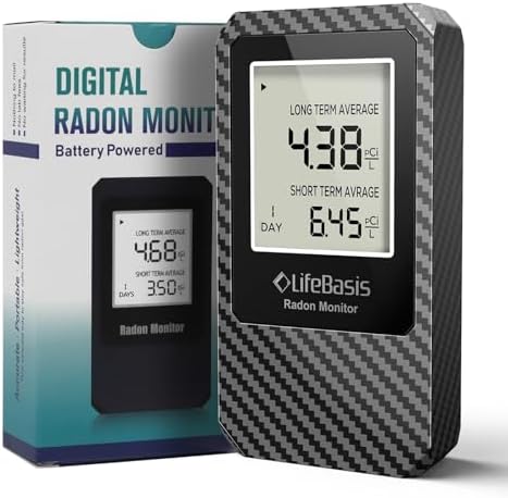 Home Radon Detector, Portable Radon Meter, Elifecity Long and Short ...