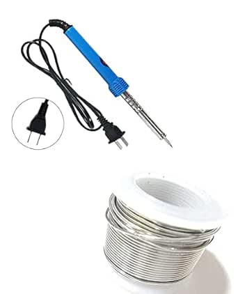 fdealz® [ 40W Soldering Iron + 50 Grams Soldering Wire ] Solder Wire ...