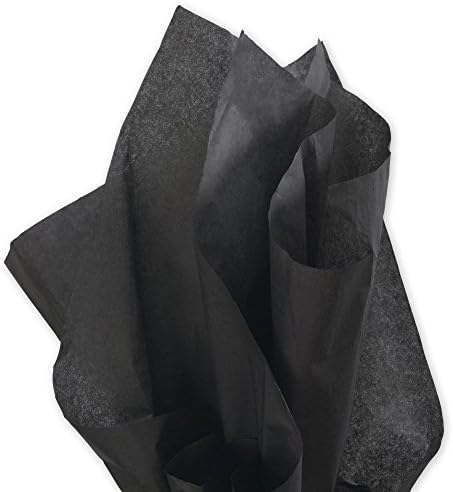 Amazon.com: Hlonon Black Tissue Paper - 30 Sheets, 14 x 20 Inch, Gift ...