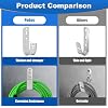 Amazon.com: Podoy 2 Inch Cable J Hooks with Retainer Clips,Galvanized ...
