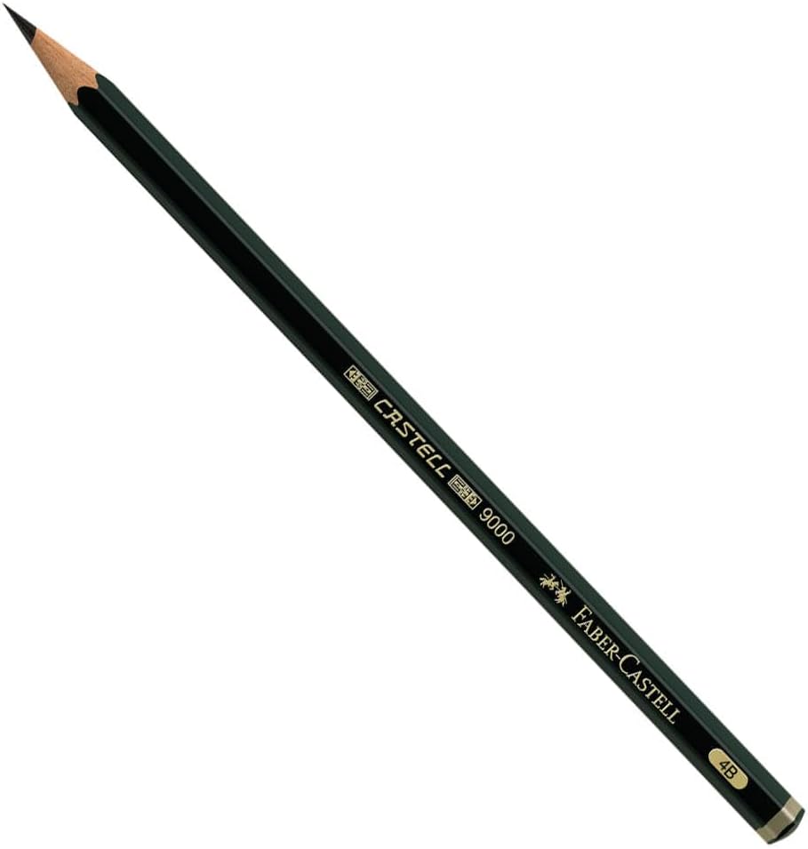 Lápis Preto 4B Castell 9000 Faber Castell | Amazon.com.br