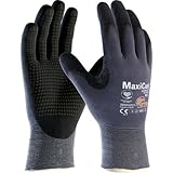 ・ブランド:ノーブランド品・製造元:ノーブランド・製造元/メーカー部品番号:443445M・保護具、作業手袋、耐切創手袋の関連商品・メーカー名：ATG社／【 特長 】／・特許取得のマイクロ発泡ニトリルコーティングは熱と蒸れを360°全方向か...