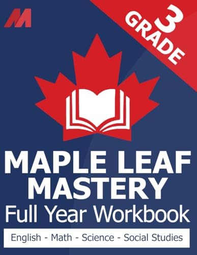 Maple Leaf Mastery - Grade 3 Workbook Canada - Math, English Language ...