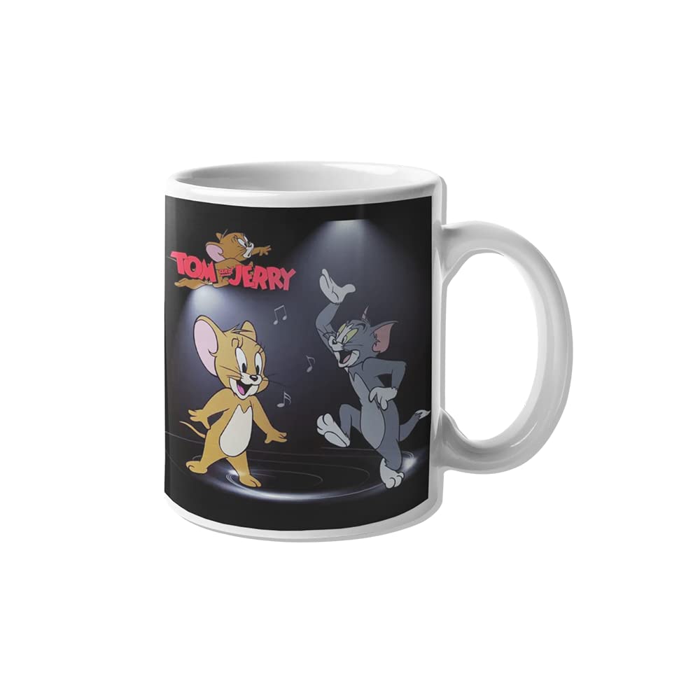 Buy Global Print | Cartoon Mug Printed Tom & Jerry White Ceramic Coffee ...