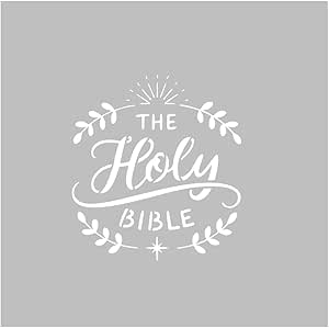 Amazon.com: Holy Bible Stencil Template – Reusable Stencil for DIY ...