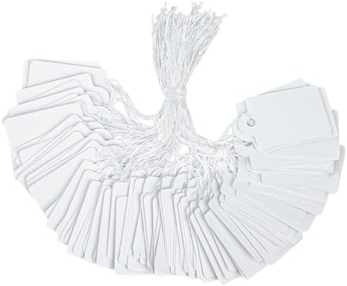 200 pcs Price Tags, Jewelry Price Tags Price Tags with String Hang ...