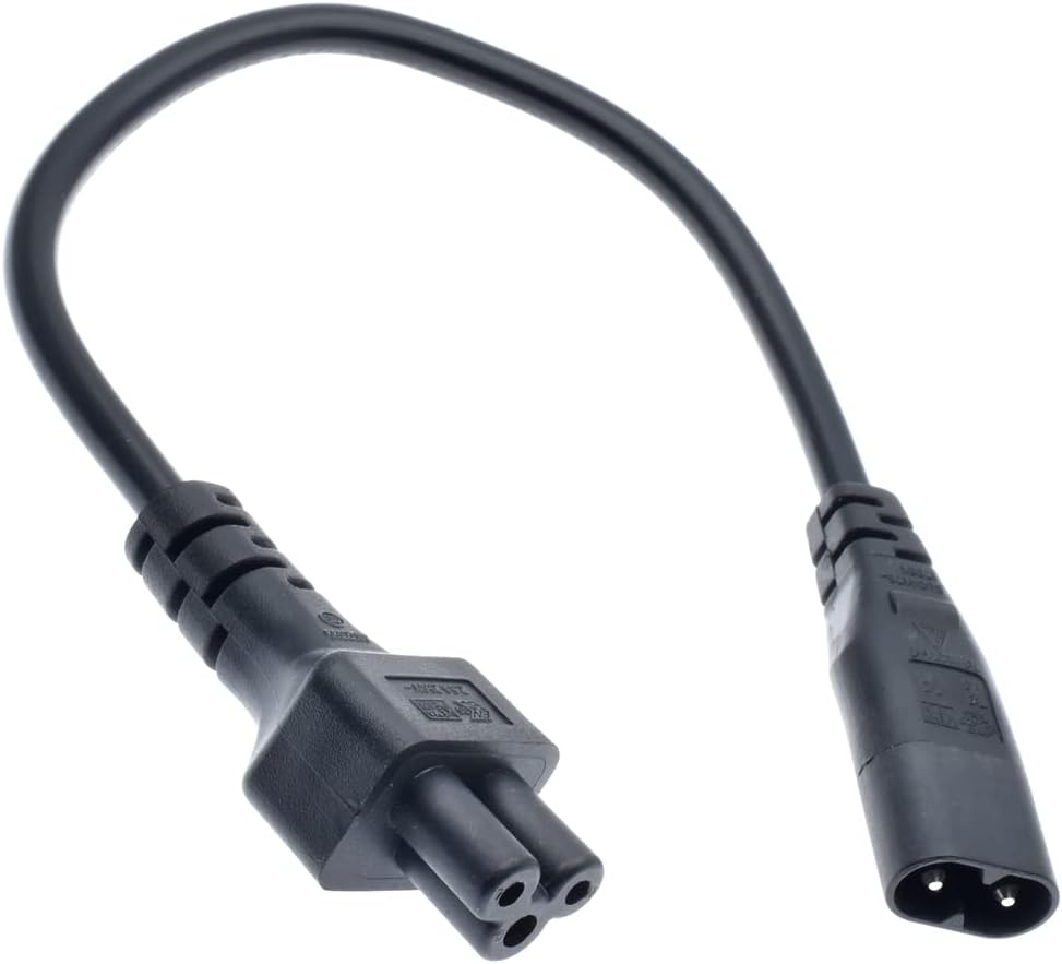 Amazon.com: Strhowill (0.3M/1FT) C8 to C5 Power Cable Male C8 to C5 ...