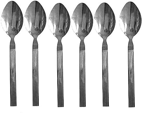Daily Treasures Table Spoon Set, 6pcs 17CM Edible Grade Stainless Steel ...