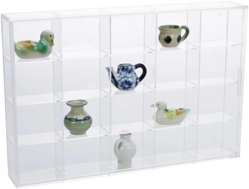 Amazon.com: Acrylic Glass Display Case for Rocks, Minerals & Figurines ...