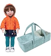Amazon.com: Rakki Dolli Doll Carrier Doll Carry Cot Carry Crib Set with ...