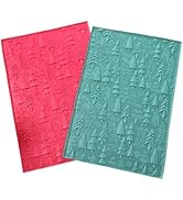Amazon.com: DIYology 3D Woodland Embossing Folders for Card Making ...