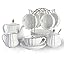 Sweejar Home Porcelain Tea Set Royal Family 225 ml to Cups and Saucers ...