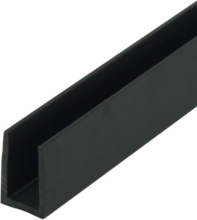 Amazon.com: Outwater Plastics Black 5/16'' Long Leg Styrene Plastic U ...
