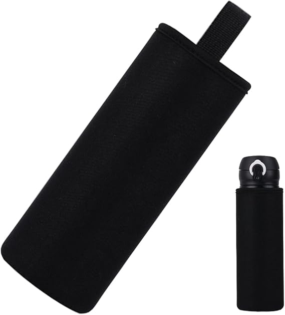 Amazon | TKY 水筒カバー ペットボトルカバー 水筒 ボトル カバー ホルダー 持ち運び 保冷 保温 傷防止 750ml (ブラック) | TKY | 水筒・マグボトル用アクセサリ