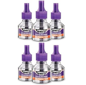 Maxo Mosquito Liquid Vaporizer Refill Fits All Machine (45ml) -pack of ...