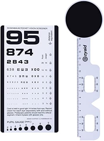 Amazon.com: Ultimate Pocket Eye Chart Rosenbaum/Snellen : Industrial ...