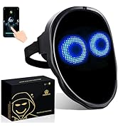 Amazon.com: MEGOO Led Mask with Bluetooth Programmable App,Shining Led ...