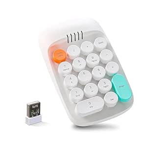 Amazon.in: Buy YUNZII Wireless Number Pad, Typewriter Retro Keypad ...