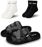 Amazon.com | DracoSlides Remastered Slides for Men and Women - Covered ...