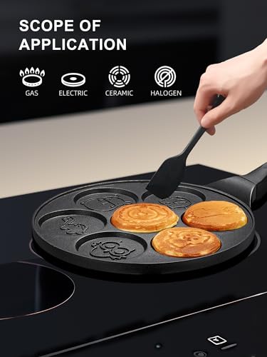 Snapklik.com : Reemix Mini Pancake Pan, Make 7 Unique Flapjack Animals ...