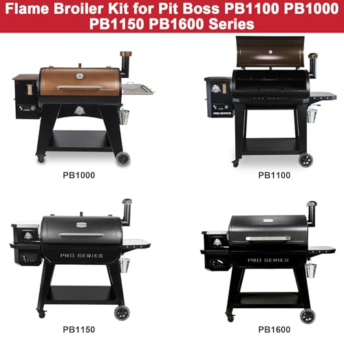 Flame Broiler Kit for Pit Boss Pro Series 1100, Slide Cover Bottom for ...