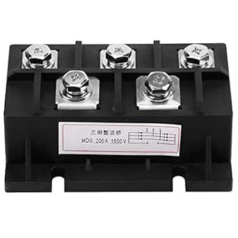 MDS 200 amp 1600V 3 Phase AC to DC High Power Rectifier Silicon Full ...