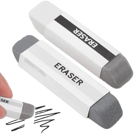 2 Pcs Natural Rubber Eraser Ink Eraser, Sand Rubber Eraser Fountain Pen ...