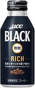Amazon | UCC 上島珈琲 BLACK 無糖 ブラック RICH リッチ リキャップ缶 375ml×2ケース/48本 | Generic | コーヒー飲料 通販