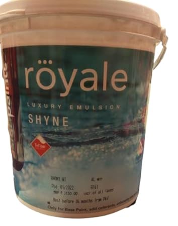 Royale Paint Emulsion(pack of 4) : Amazon.in: Home Improvement