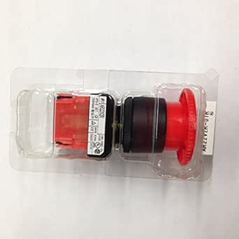 Fuji, AR22V2R-01R, 22MM E Stop, Push To Lock: Amazon.com: Industrial & Scientific