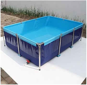 Aquaculture Water Tank Cistern Steel frame Multifunction PVC Canvas ...
