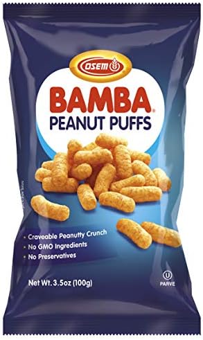 Amazon.com: Bamba Peanut Butter Snacks All Natural Peanut Butter Corn ...