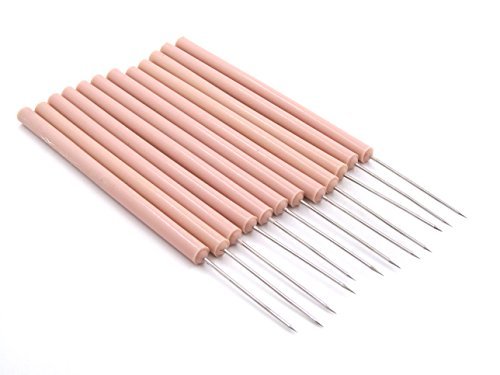 Amazon.com: Pack of 12 Dissecting Dissection Teasing Needle Straight ...