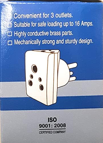 Anchor by Panasonic 16A Pilot 3 Pin Plug | Pilot 3 Pin Multiplug Plug ...