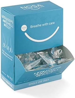 Amazon.com: NOSA Mentholated Plugs to Block Pungent Odors, 100 Count ...