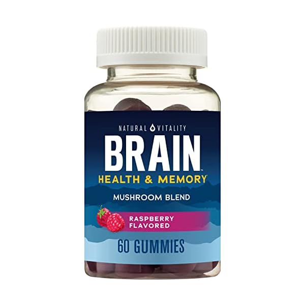 Natural Vitality Brain Health & Memory Gummies; Provides Daily Brain ...