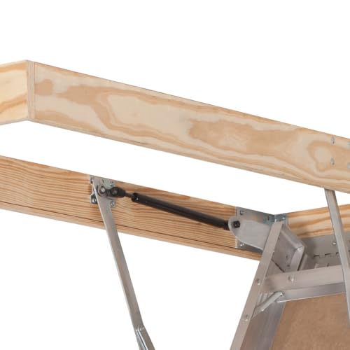 Snapklik.com : LITE 10-foot Aluminium Attic Ladder 54"W X 225"H