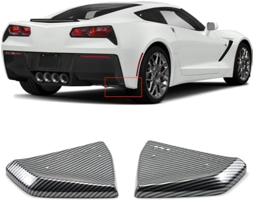 Amazon.com: sosega Rear Side Diffusers Carbon Fiber Print ABS ...