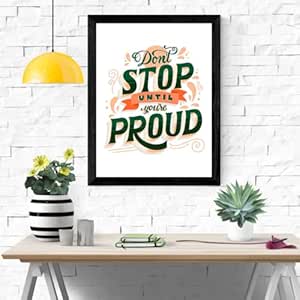 Casabonica Motivational & Inspirational Wall Posters|Be Proud Wall ...
