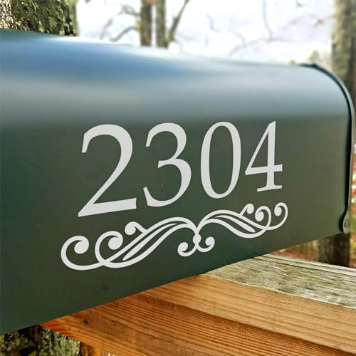 Snapklik.com : 3 Inch Reflective Mailbox Numbers For Outside Rustic ...