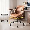 Amazon.com: Mid Century Modren Office Chair - Mid Back Swivel Executive ...