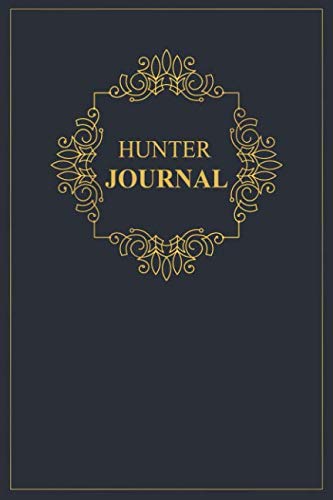 Amazon.co.jp: Hunter Journal: A classy black and gold Hunter Journal ...