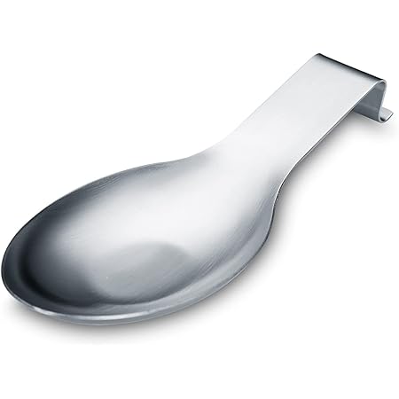Amazon.com: Oggi Stainless Steel Spoon Rest, 8.25 inch by 4.5 inch ...