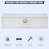 Amazon.com: GarveeTech 36'' Truck Bed Tool Box, Heavy Duty Aluminum Diamond Plate ToolBox for ...