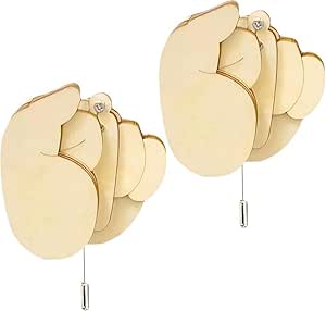 Amazon.com: Mood Pin - Funny Wooden Finger Brooch Finger Pin Wooden Pin ...